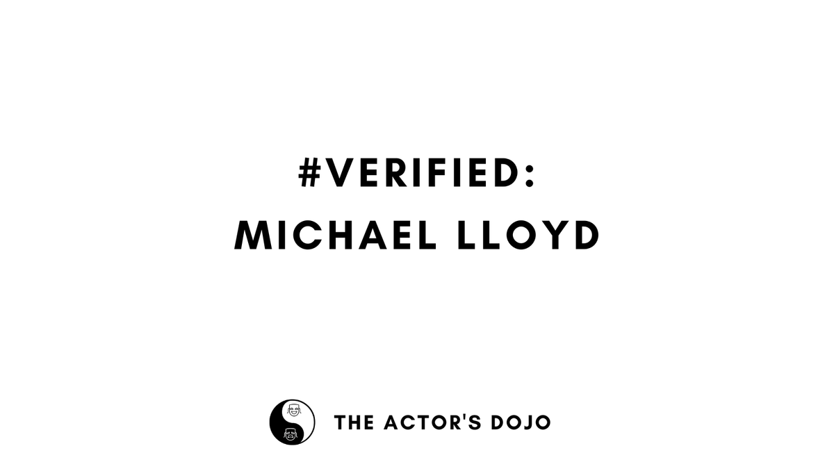 #Verified: Dr Michael Lloyd | The Actor's Dojo